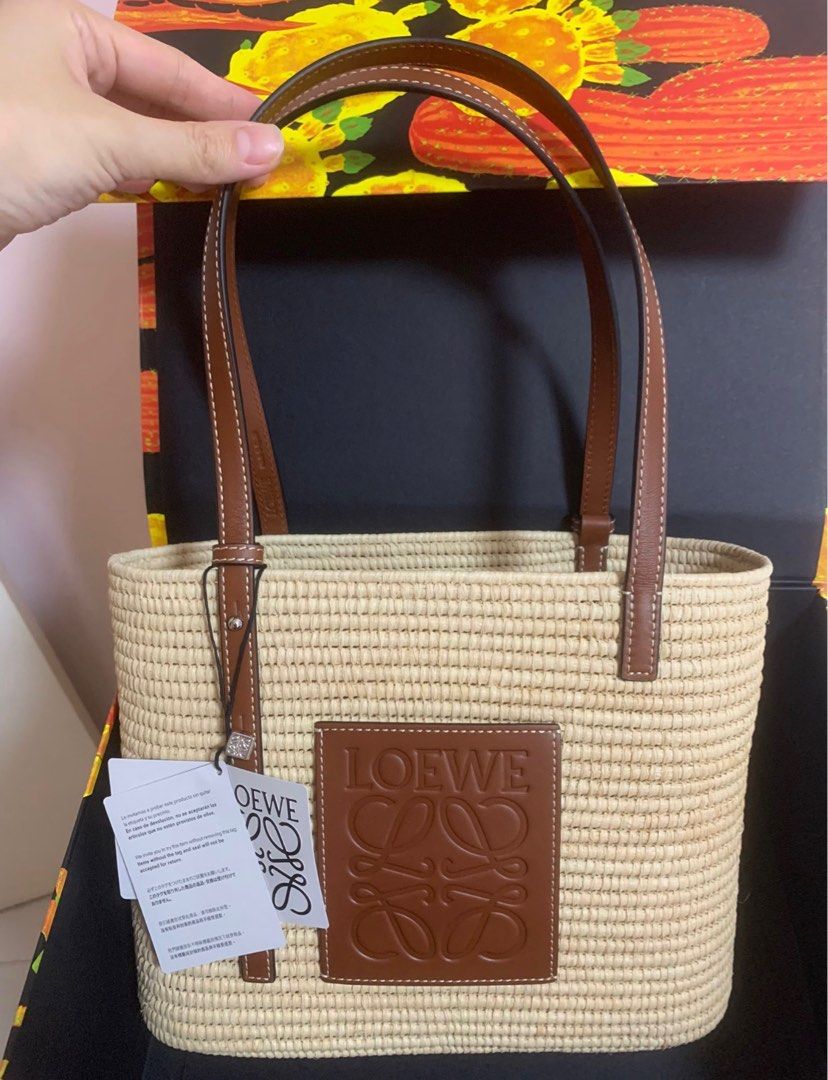 Loewe square basket bag, Women's Fashion, Bags & Wallets, Shoulder Bags ...