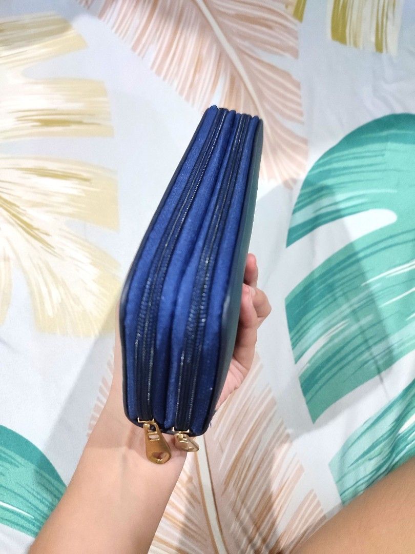 Long dark blue wallet, Women's Fashion, Bags & Wallets, Wallets & Card ...