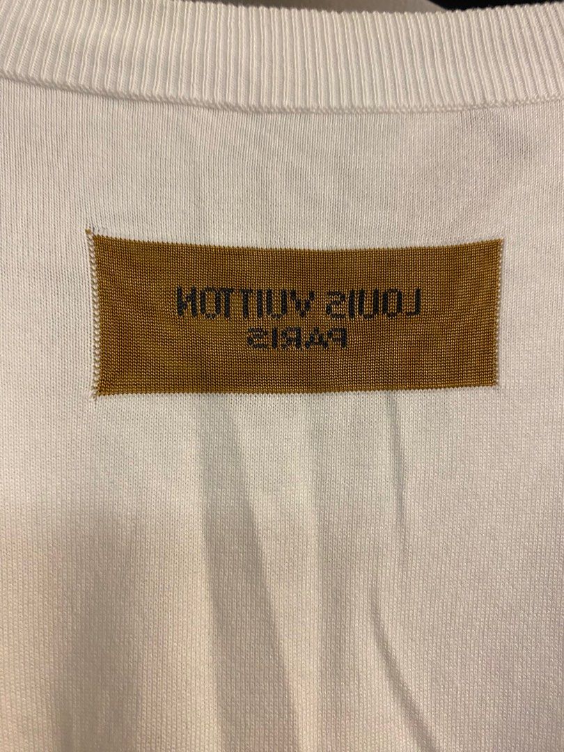 LOUIS VUITTON LV LOGO T-SHIRT, Luxury, Apparel on Carousell