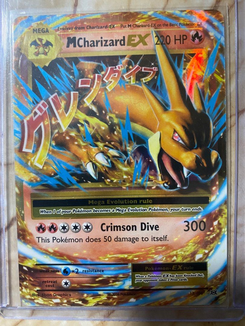 M Charizard EX Ultra Rare, Hobbies & Toys, Toys & Games on Carousell