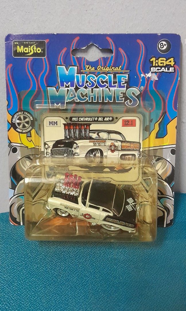 Maisto Muscle Machines 1955 Chevrolet Bel Air, Hobbies & Toys, Toys ...