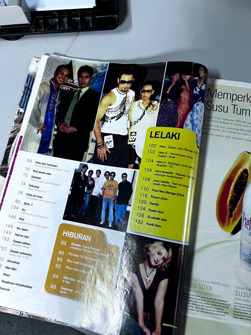 Majalah Remaja Edisi HERO REMAJA 2004, Hobbies & Toys, Books ...