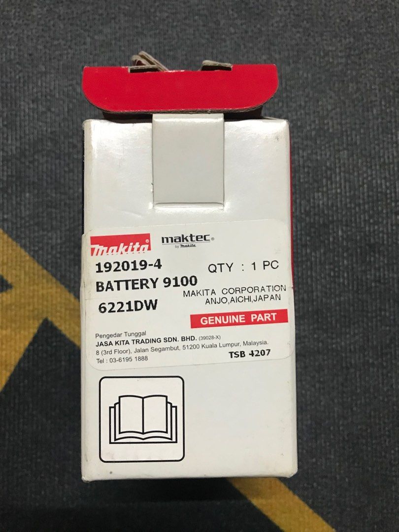 Makita Battery 9100, Furniture & Home Living, Home Improvement ...
