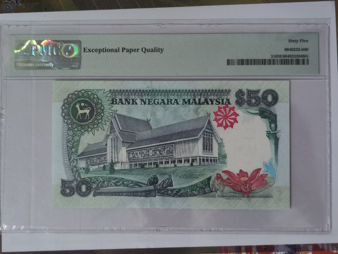 Malaysia 6th RM50 PMG 65EPQ, Hobbies & Toys, Memorabilia & Collectibles, Currency on Carousell