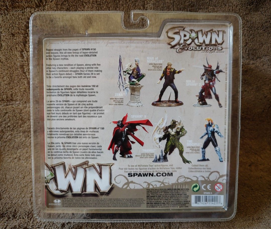 Mcfarlane Spawn / Spawn 9 / Evolutions / Series 29, Hobbies & Toys, Toys & Games on Carousell
