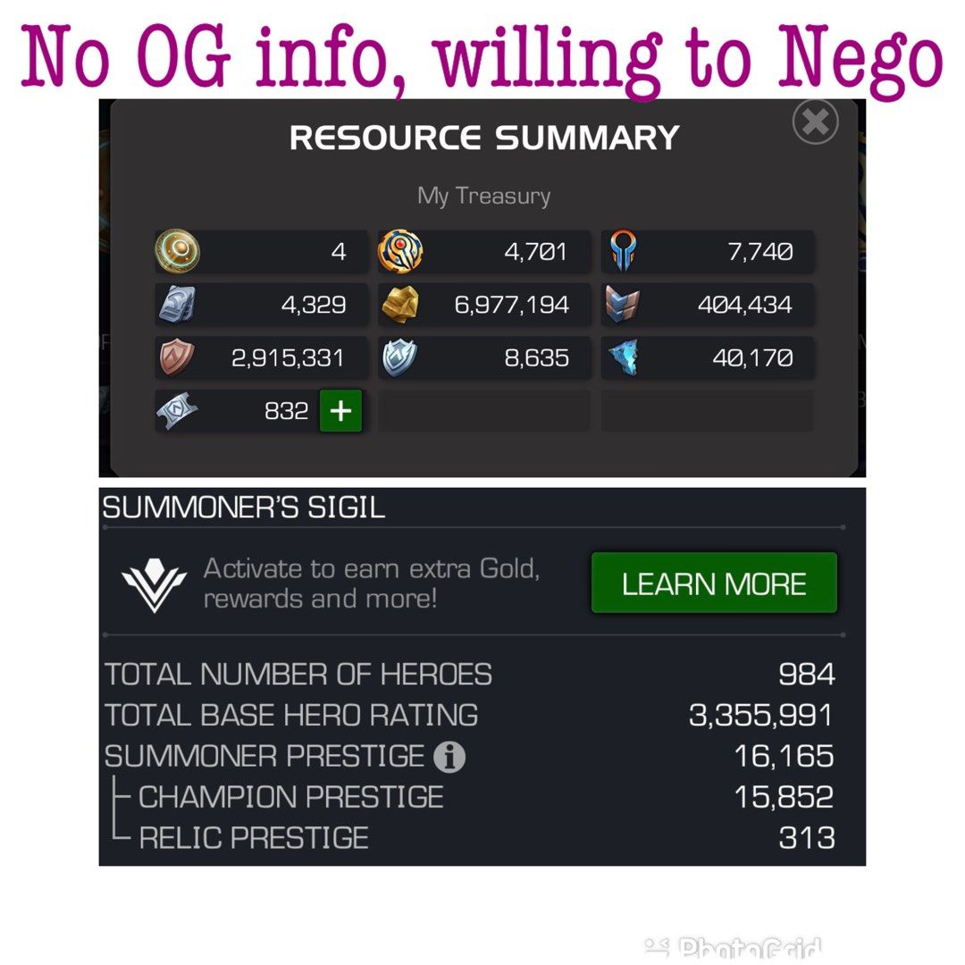 MCOC (updated Prestige 16385) + 9800units, Video Gaming, Video Games ...