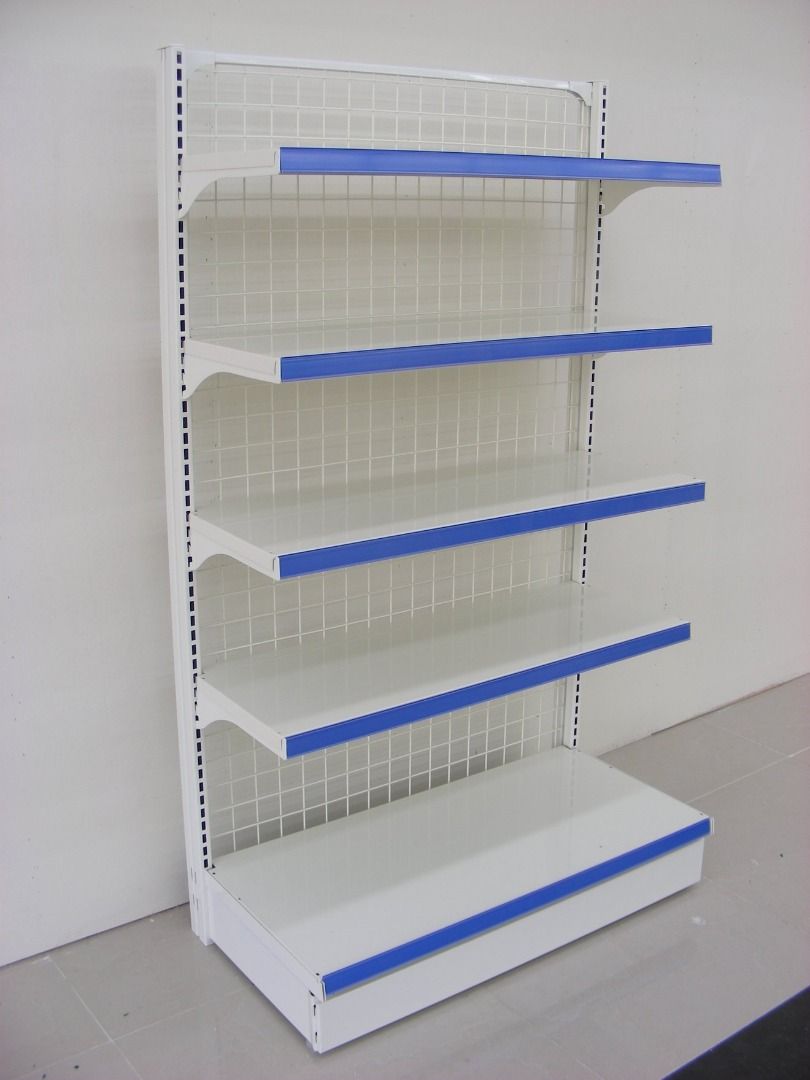 Mesh Type Gondola Rack Adjustable Layers, Furniture & Home Living ...