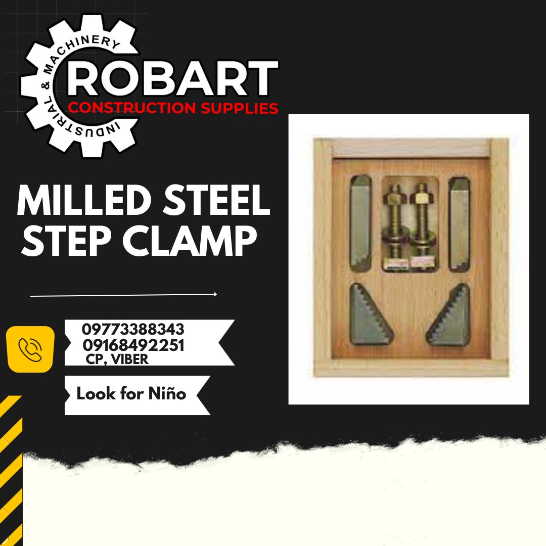 MILLED STEEL STEP CLAMP, Commercial & Industrial, Construction Tools ...