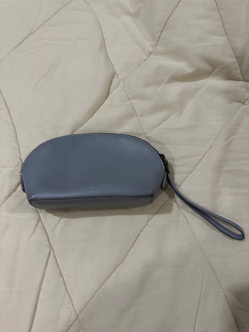 Miniso Blue Cosmetics Pouch, Women's Fashion, Bags & Wallets, Purses ...