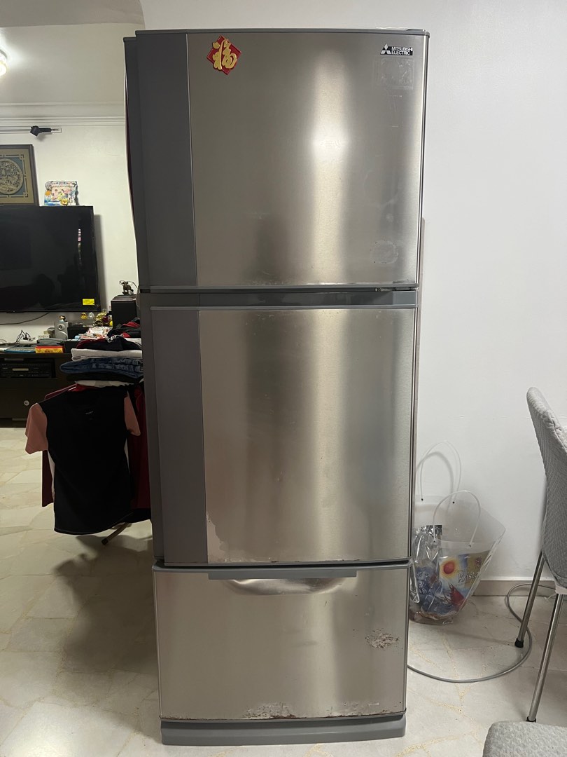 Mitsubishi 3 Layer fridge, TV & Home Appliances, Kitchen Appliances ...