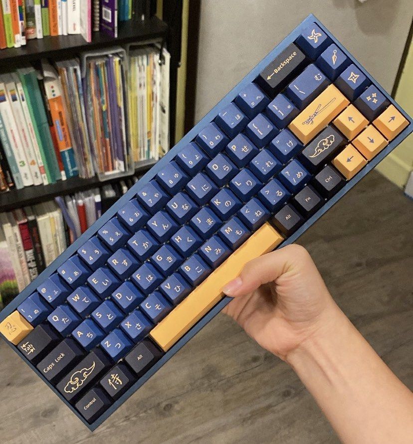 modded hotswap tofu65 keyboard (65%) kbdfans poly carbonate plate, dz65 ...