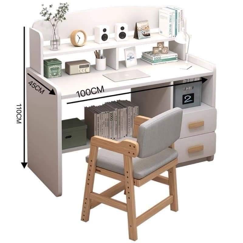 MODERN NORDIC COMPUTER TABLE W/ DRAWER, Furniture & Home Living ...