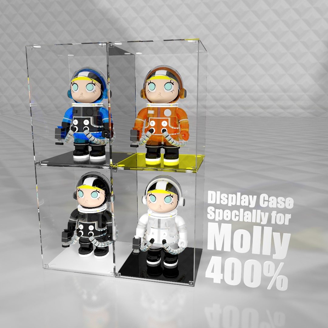 400% Molly Display Case , Hobbies & Toys, Toys & Games on Carousell