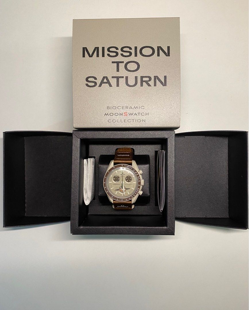 Moonswatch Saturn, Men's Fashion, Watches & Accessories, Watches on ...