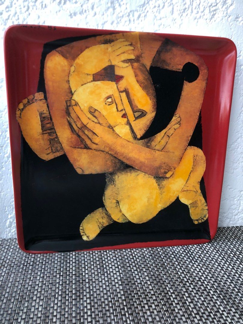 Rare Mother and Child by Ang Kiukok 1983 big limited edition Art Plate ...