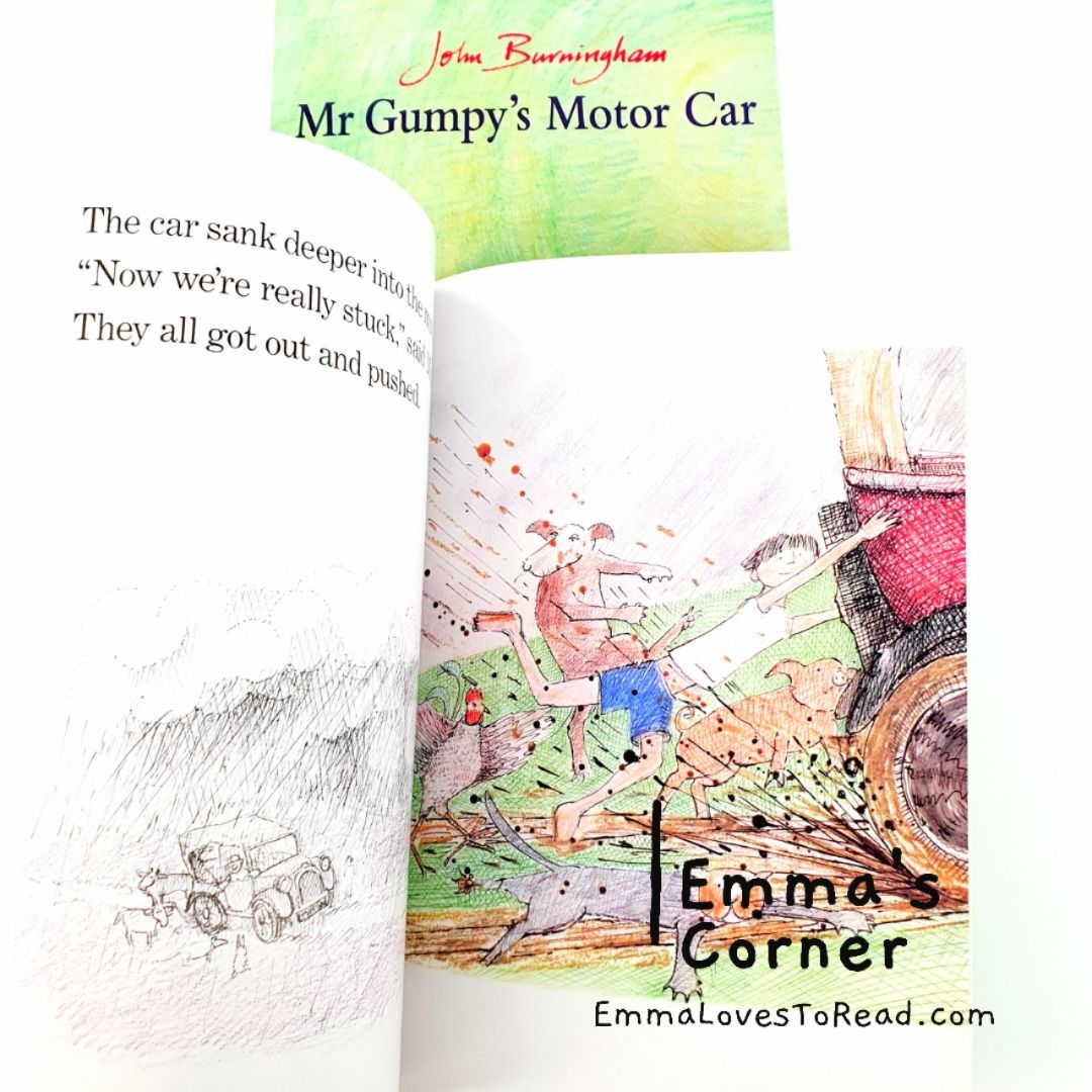Mr. Gumpy's Motor Car by John Burningham PB, Hobbies & Toys, Books ...