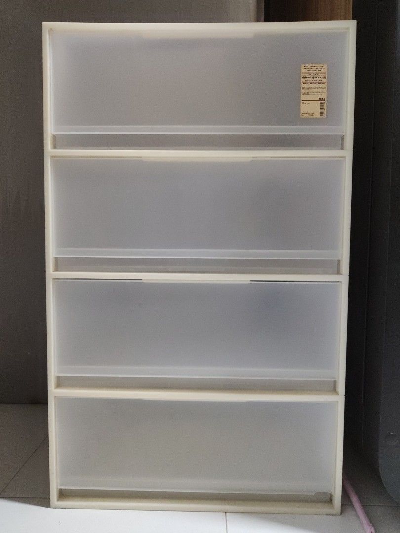 Muji PP Storage Case Drawers, Furniture & Home Living, Furniture ...