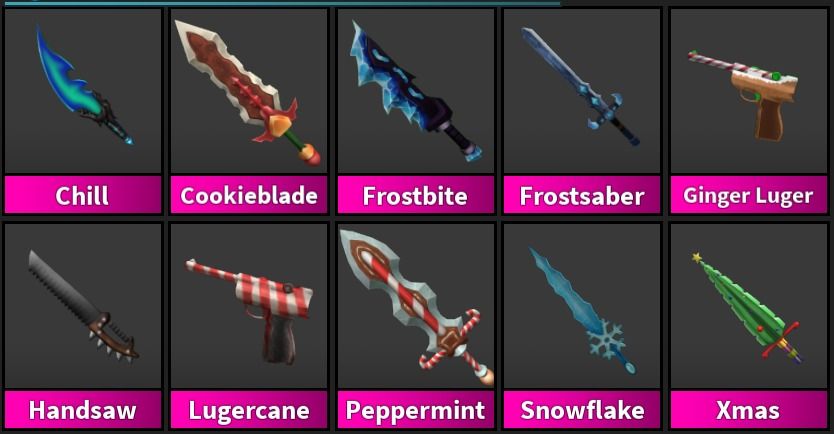 Murder Mystery 2 (MM2) Cheapest Godly and Classic ROBLOX, Video Gaming ...