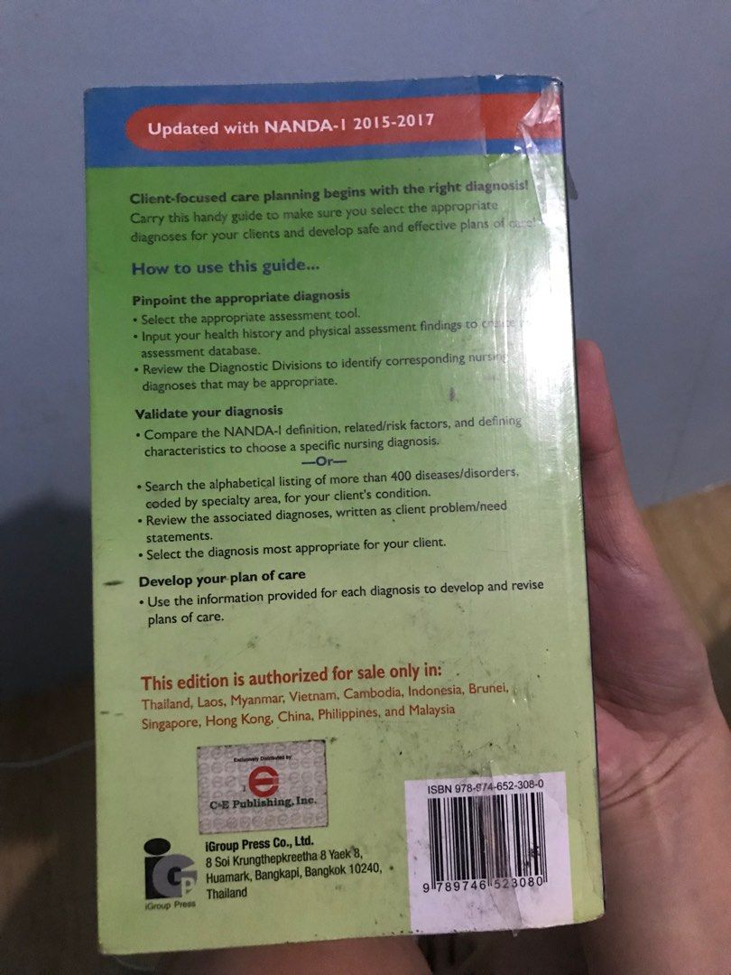NANDA Nurse's pocket Guide 14th Edition (Nursing book), Hobbies & Toys ...