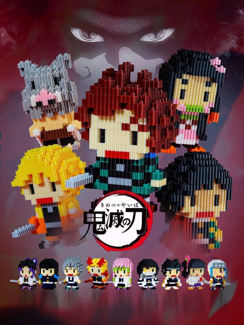 [NaniNano SG] Demon Slayer inspired Nano building blocks tanjiro nezuko ...