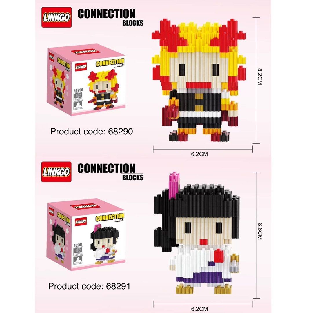 [NaniNano SG] Demon Slayer inspired Nano building blocks tanjiro nezuko ...