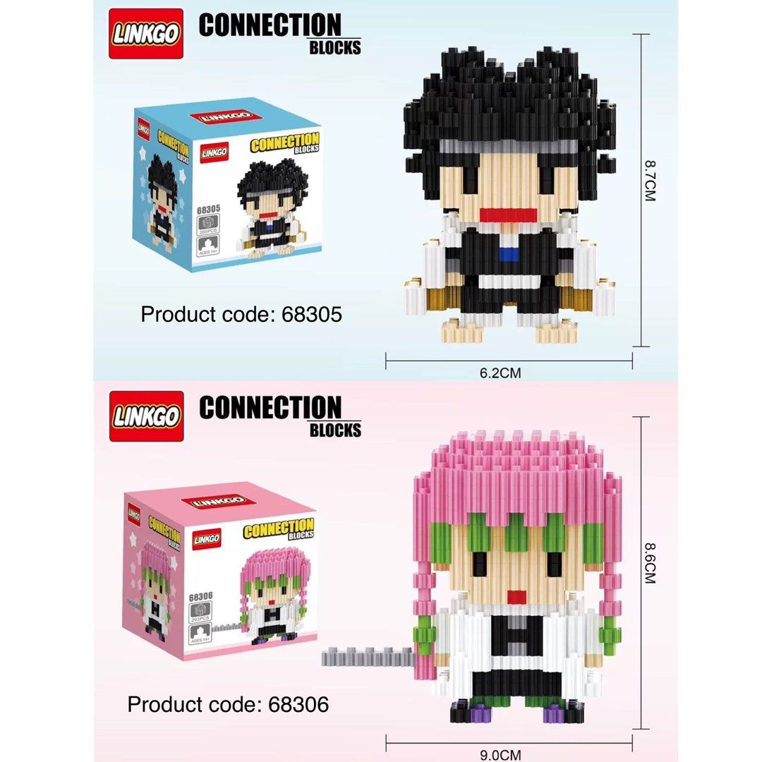 [NaniNano SG] Demon Slayer inspired Nano building blocks tanjiro nezuko ...