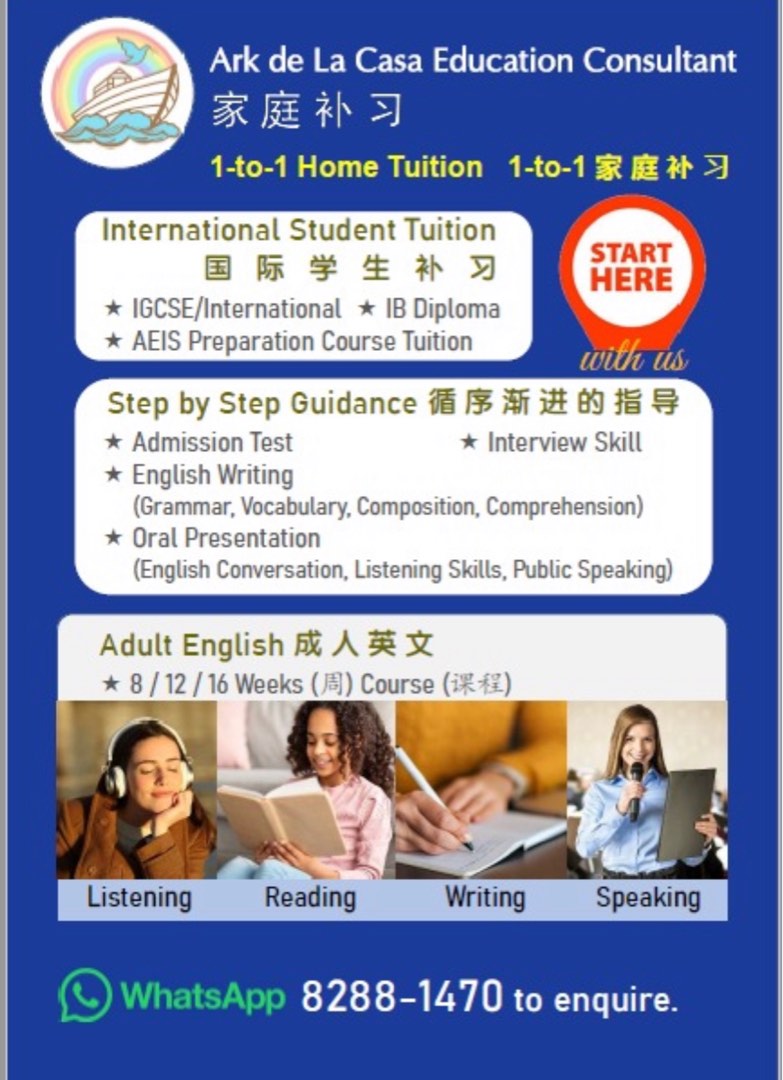 Needs Tuition ? Whatsapps us now at 82881470., Learning & Enrichment, Enrichment & Tuition on ...