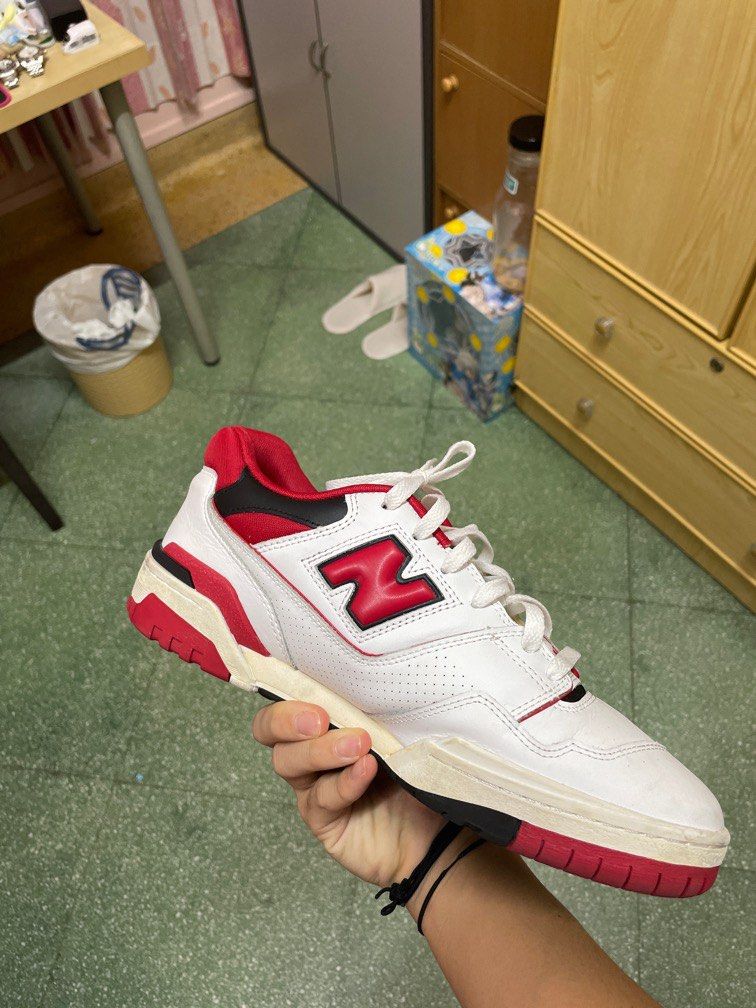 New balance 550 red, Men's Fashion, Footwear, Sneakers on Carousell