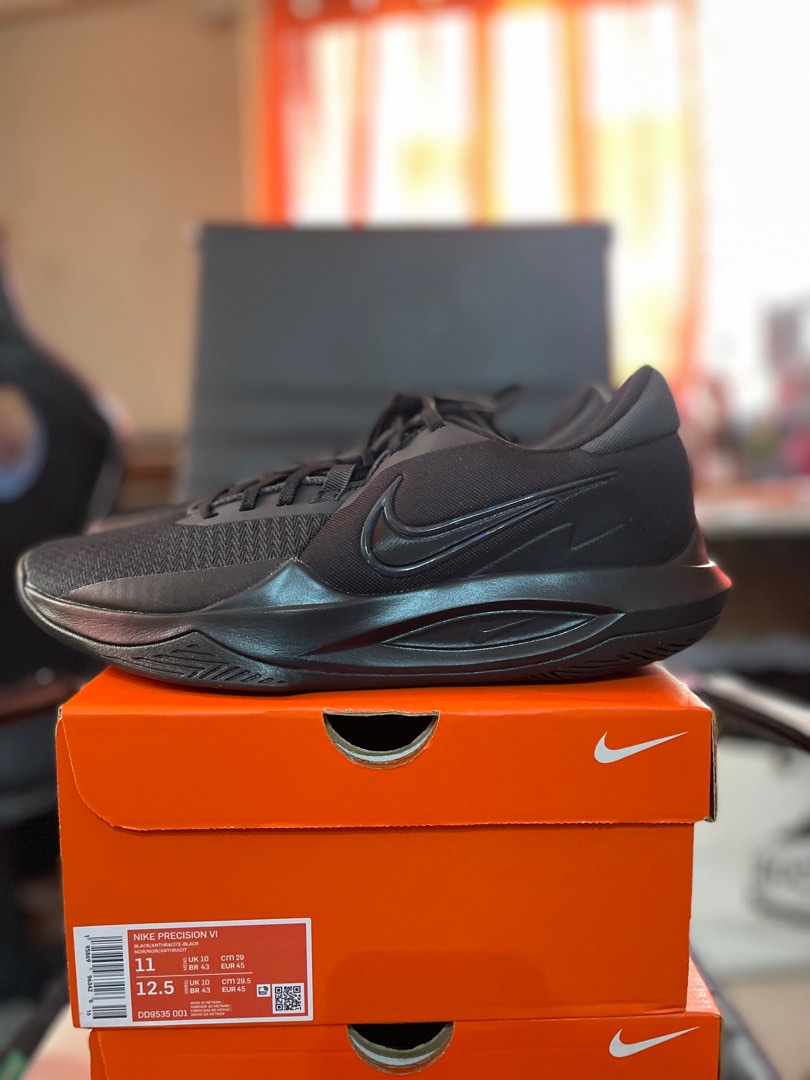 Nike Precision 6 Triple Black, Men's Fashion, Footwear, Sneakers on ...