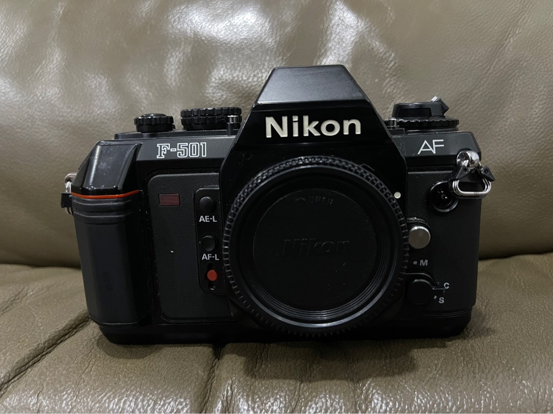 NIKON F-501 BODY F501, Photography, Cameras on Carousell