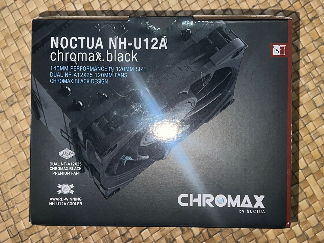 Noctua NH-U12A Chromax Black Complete with Box Fix Price, Computers ...