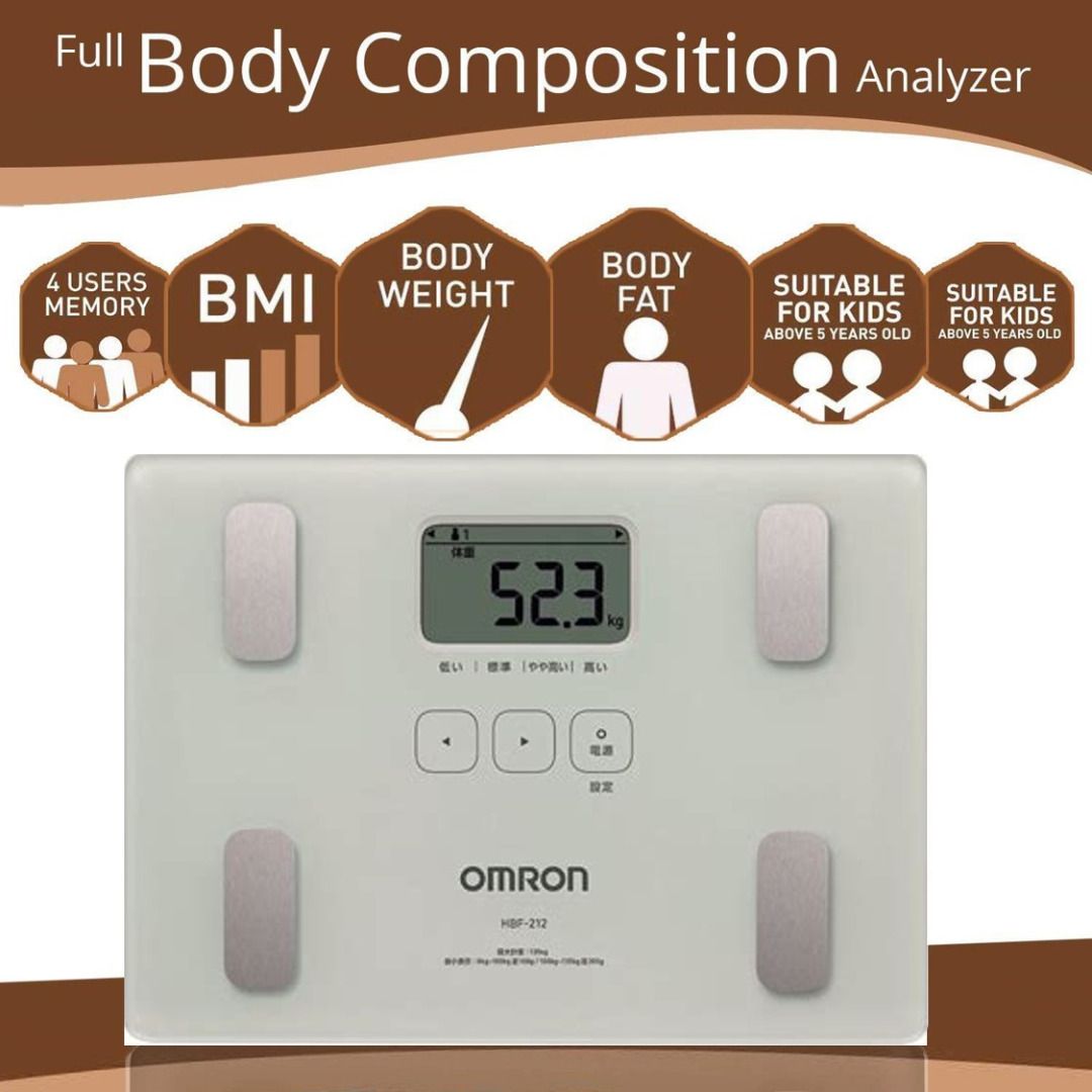 Timbangan Badan OMRON KARADA-Scan Body Composition & Scale HBF-212 ...