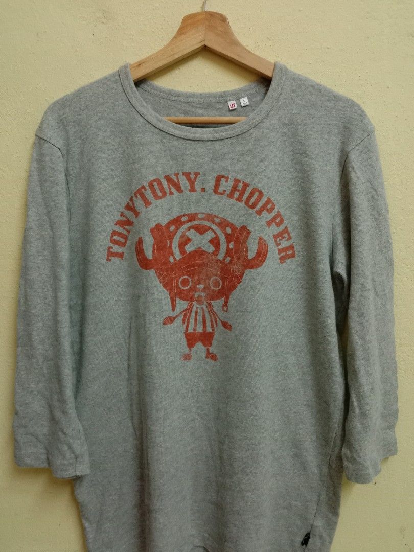 ONE PIECE ANIME (TONY.CHOPPER) BY UNIQLO 3Q, Men's Fashion, Tops & Sets ...