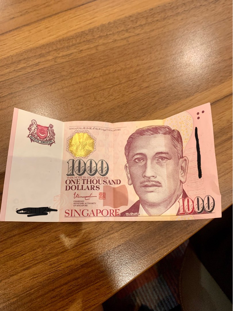 One thousand dollar note ., Hobbies & Toys, Memorabilia & Collectibles ...