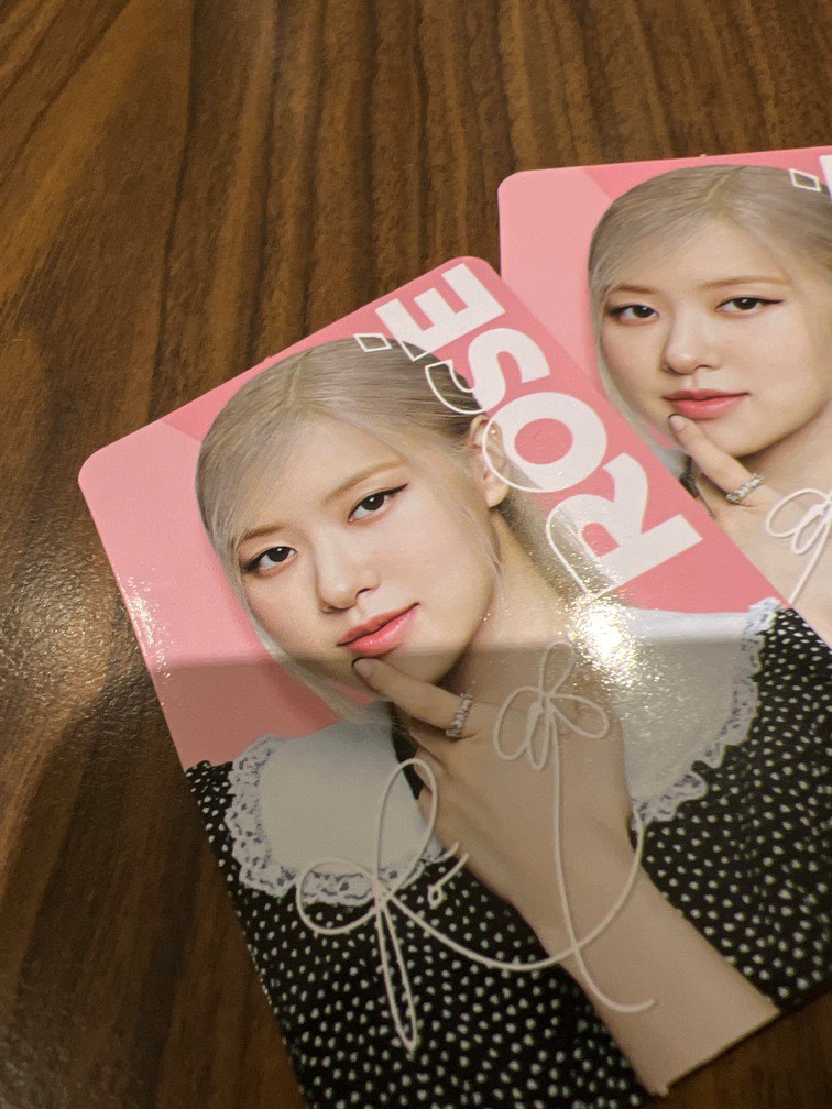 Oreo x Blackpink rose photo card, Hobbies & Toys, Memorabilia ...
