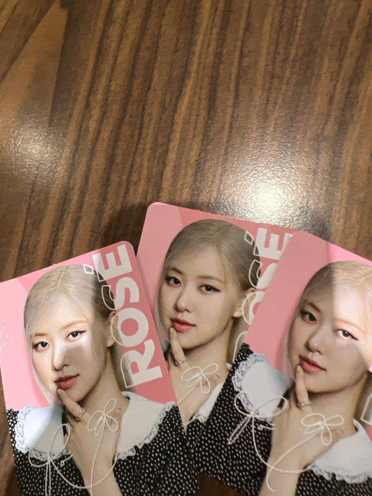 Oreo x Blackpink rose photo card, Hobbies & Toys, Memorabilia ...