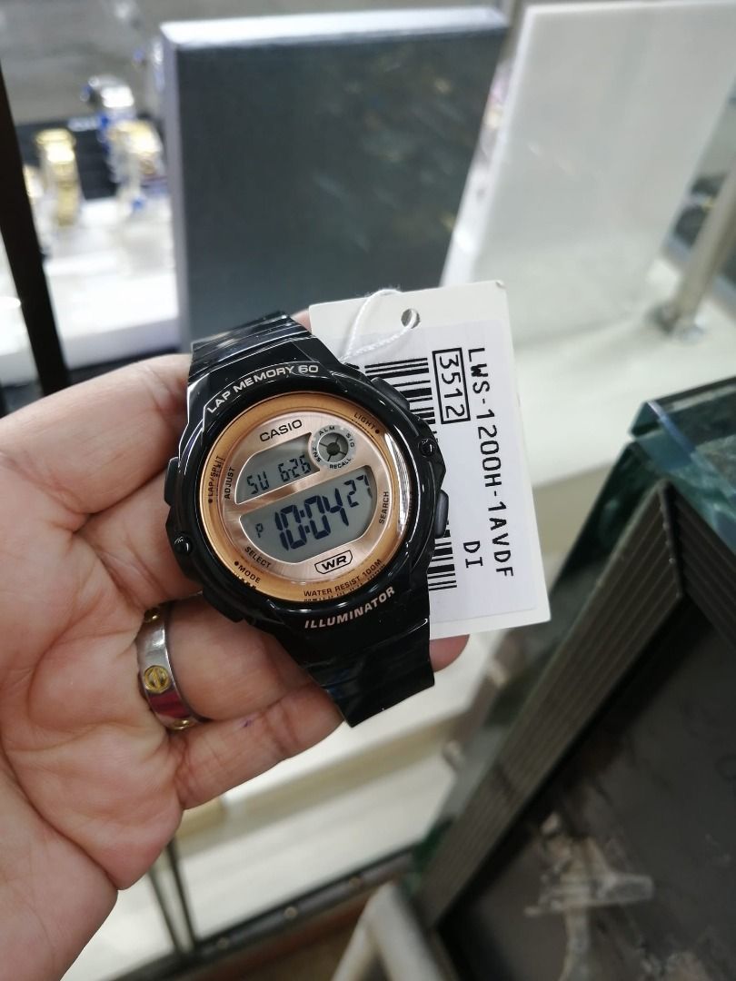 ORIG CASIO WATCH LWS-1200H-1AV, Women's Fashion, Watches & Accessories ...