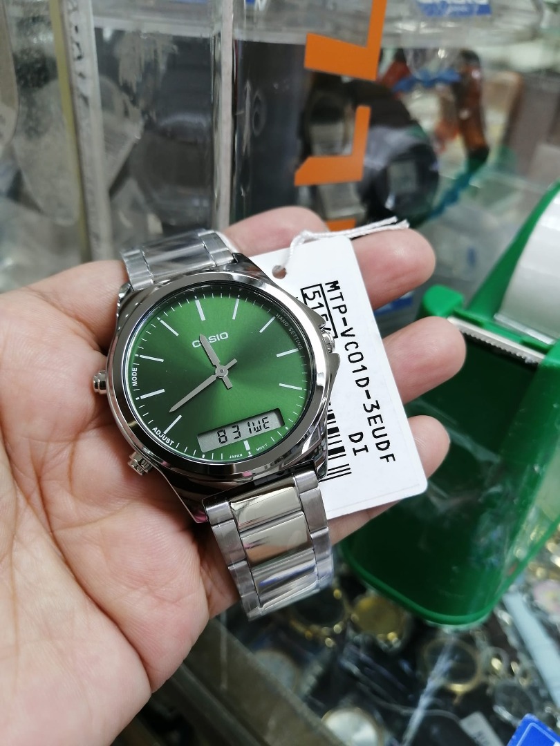 ORIG CASIO WATCH MTP-VC01D-3E, Men's Fashion, Watches & Accessories ...