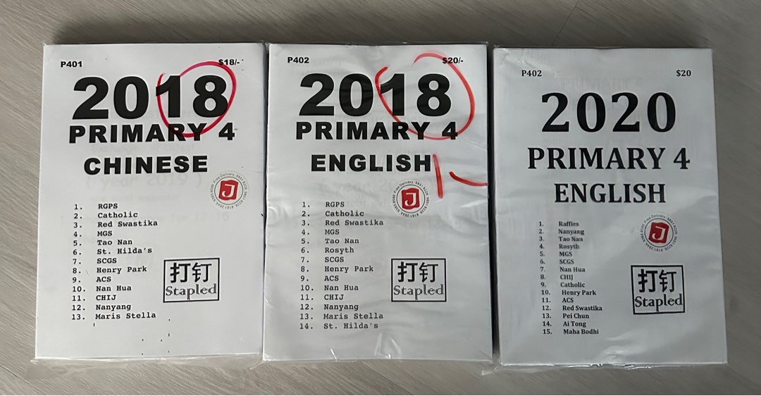P4 English and Chinese test papers, Hobbies & Toys, Books & Magazines ...