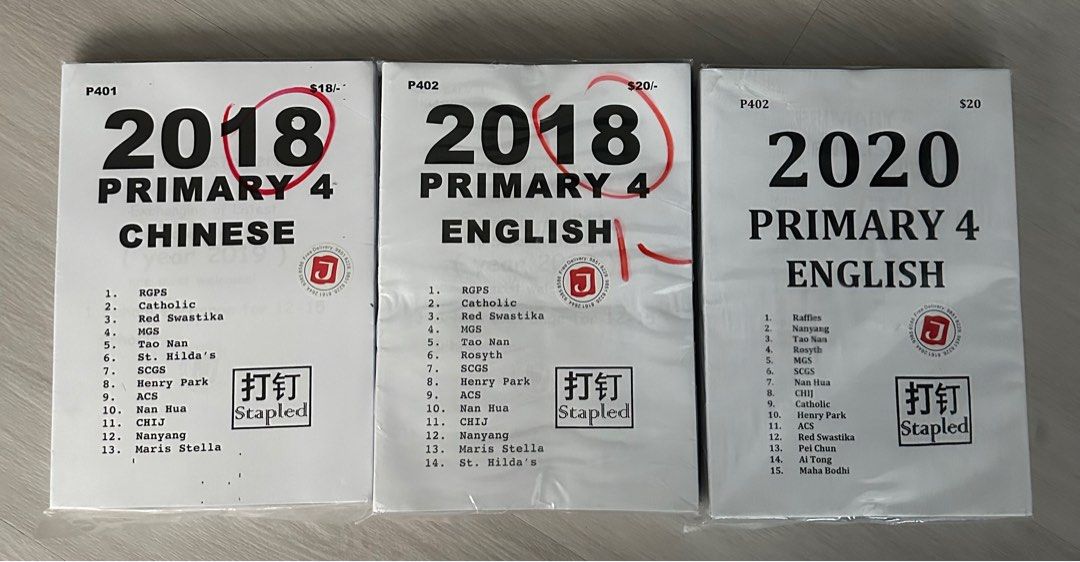 P4 English and Chinese test papers, Hobbies & Toys, Books & Magazines ...
