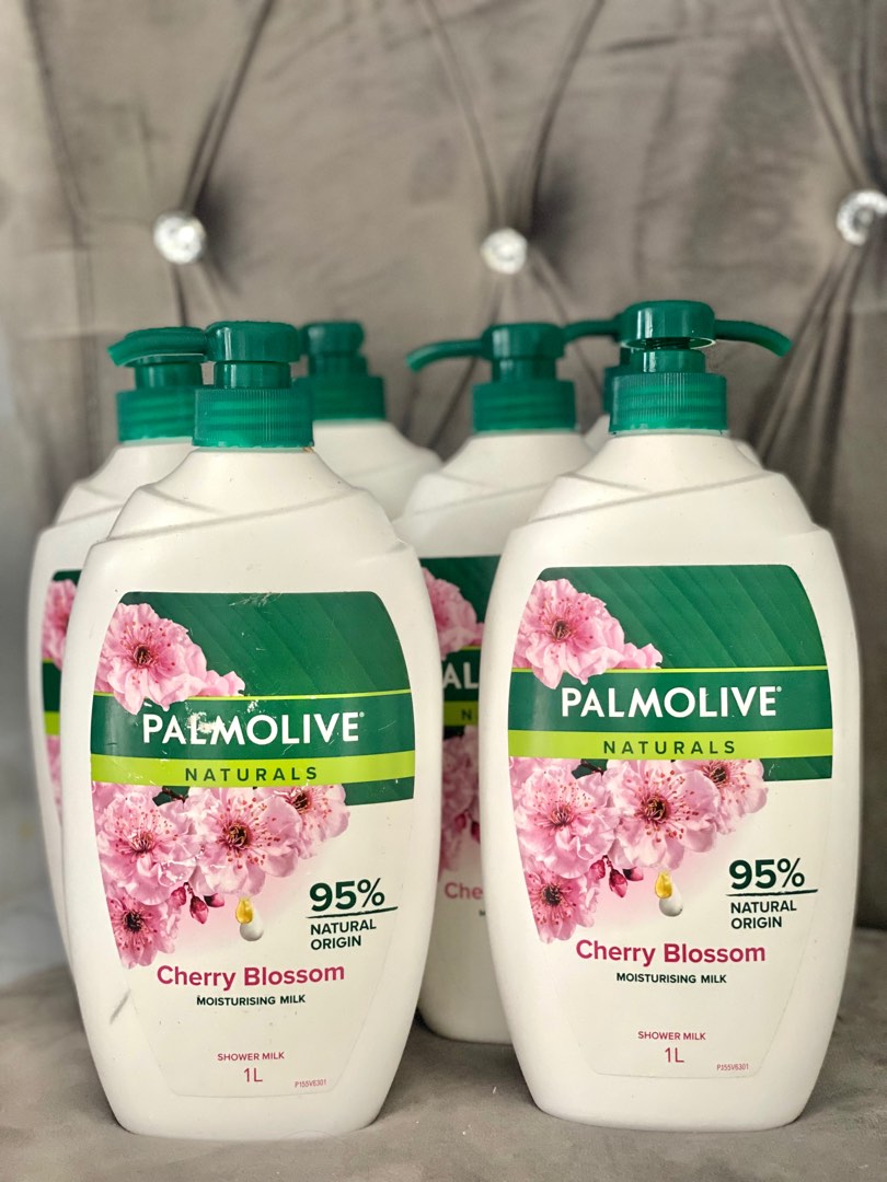 [SISA 3] Palmolive Naturals Shower Gel Cherry Blossom 1L - Sabun Mandi Cair, Kesehatan ...