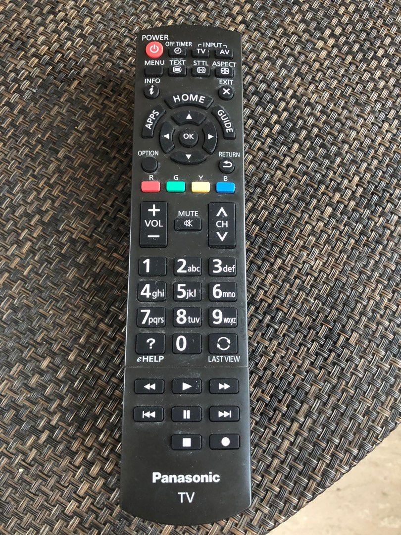 Panasonic TV Remote Control, TV & Home Appliances, TV & Entertainment ...
