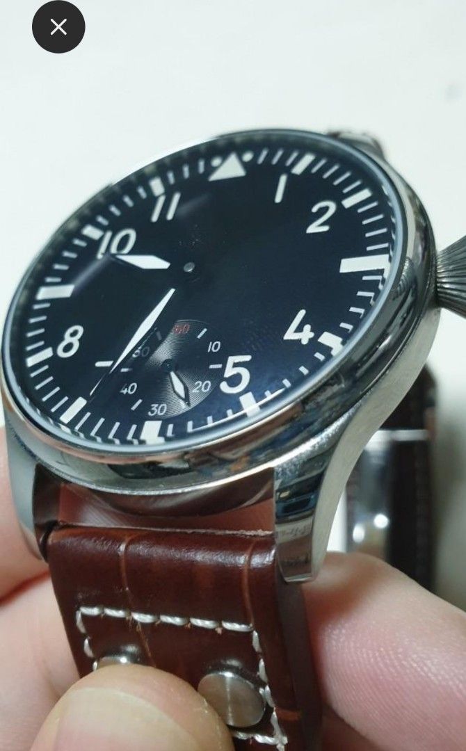 Parnis 44mm sterile dial pilot's watch, Men's Fashion, Watches ...