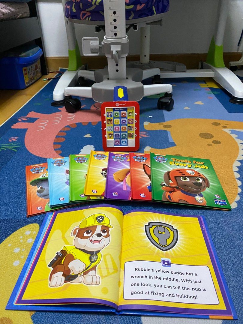PAW Patrol – Electronic Me Reader with 8 Books, 興趣及遊戲, 書本 & 文具, 小朋友書 ...