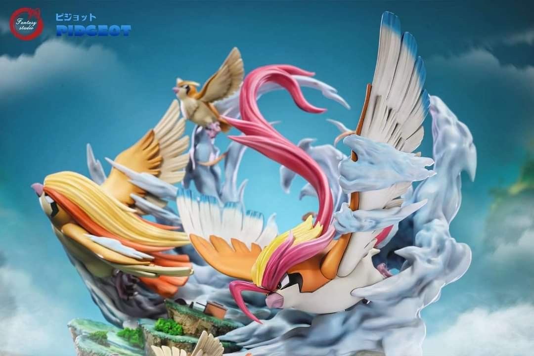 [PO] FANTASY STUDIO Pokemon Statue Pidgeot Pigeotto Pidgey Mega Pidgeot ...