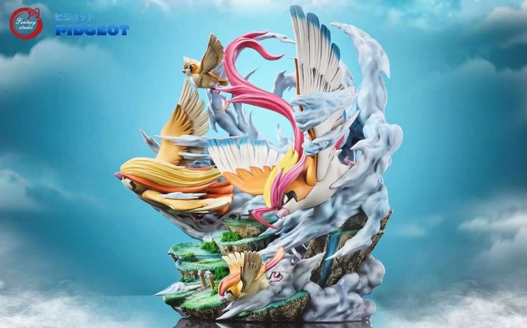 [PO] FANTASY STUDIO Pokemon Statue Pidgeot Pigeotto Pidgey Mega Pidgeot ...