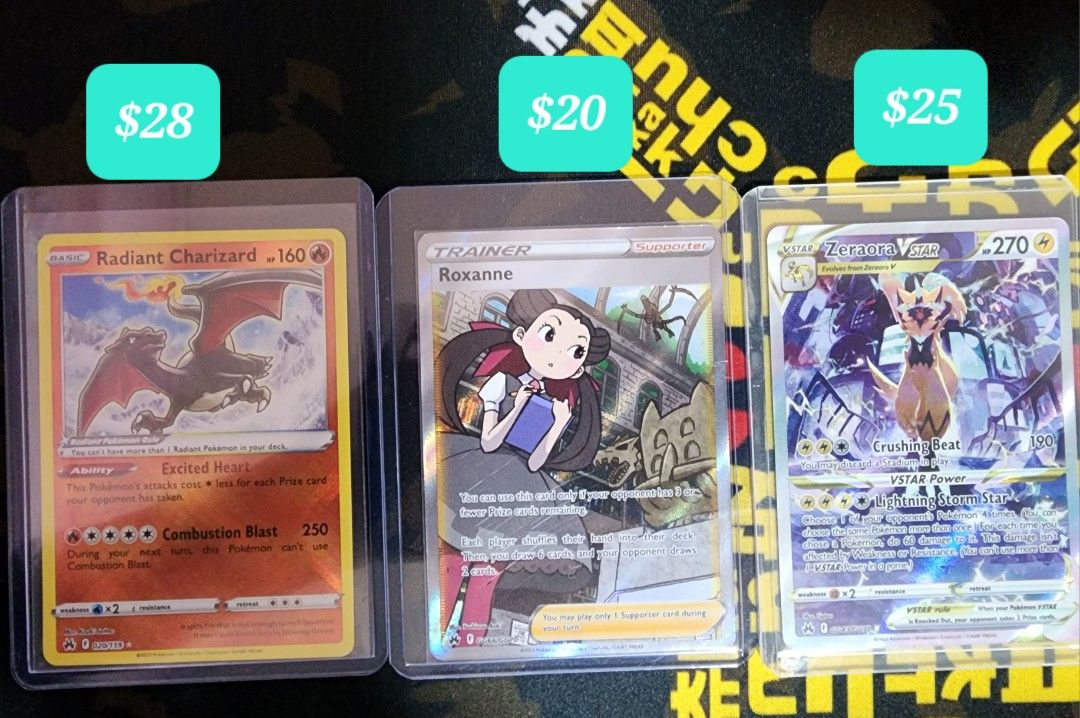 Pokemon TCG Cards: Crown Zenith cards, Hobbies & Toys, Toys & Games on ...