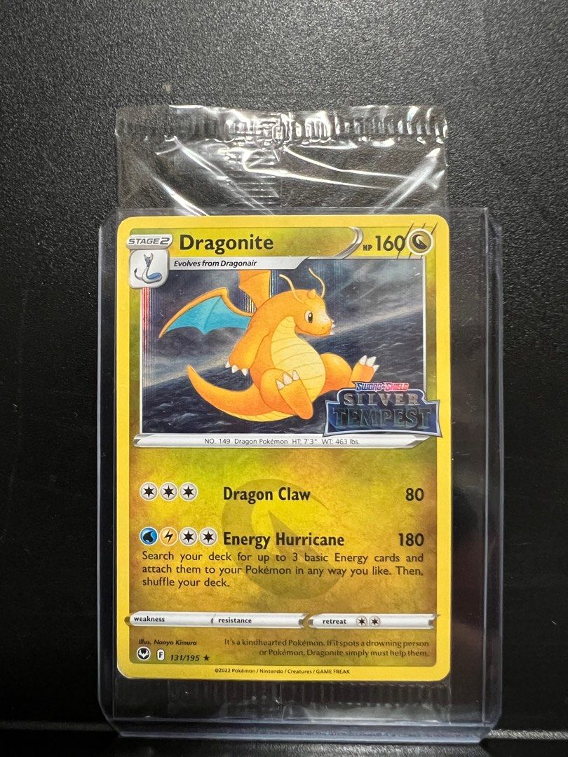 Pokemon TCG Silver Tempest Dragonite Europe Exclusive Stamped Promo ...