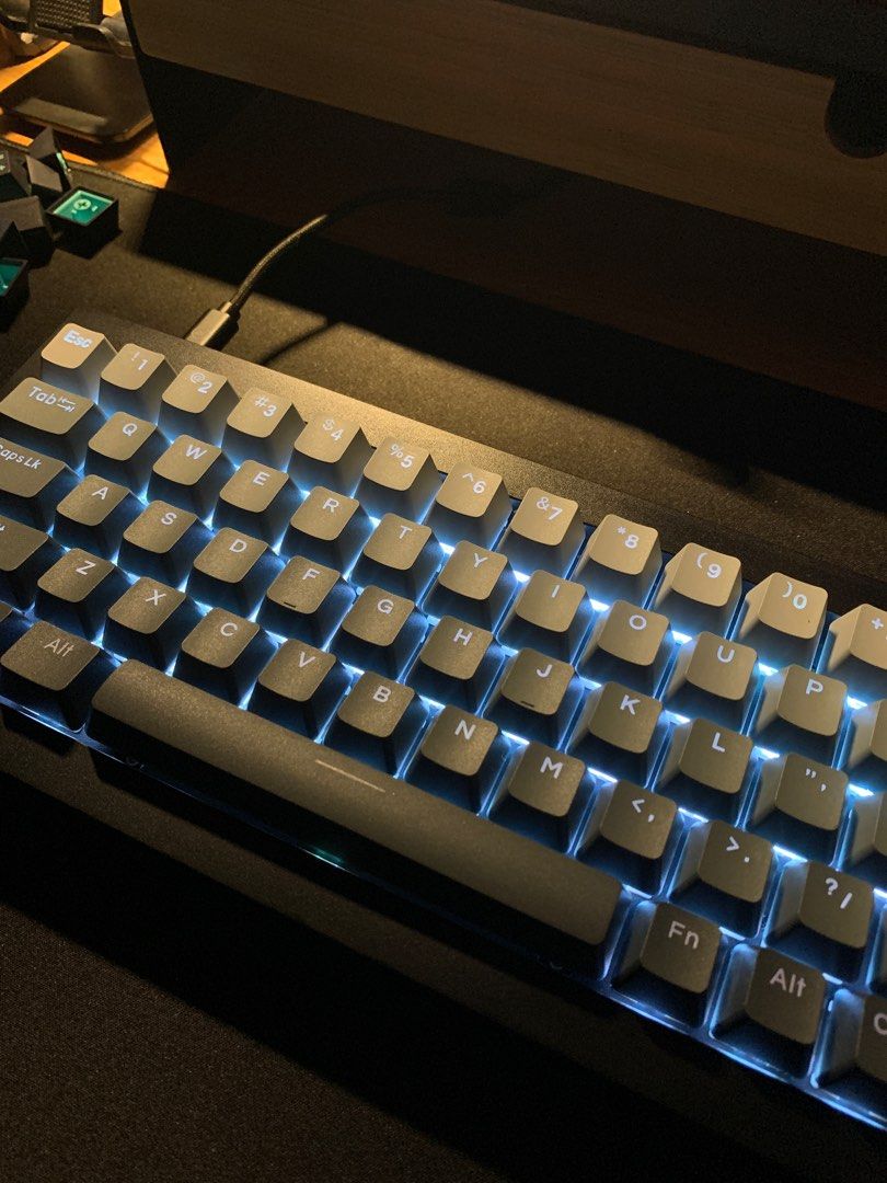 Polar Day Gray Gradient PBT Keycaps - OEM Profile, Computers & Tech ...