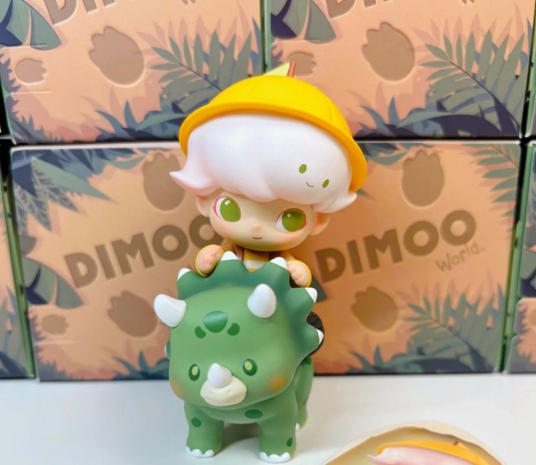 POPMART DIMOO JURASSIC WORLD BABY DINOSAUR KNIGHT, Hobbies & Toys, Toys ...